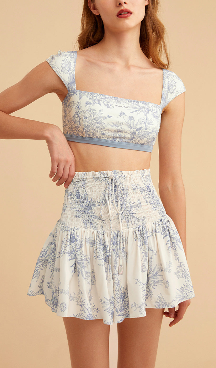 GRACE Shirred Skort | Visual Mood